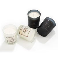 China Glass Jar Scented Candle Pillar Shape For Home Decor And Special Occasions for sale