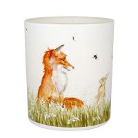 China Fox Rabbit Glass Vessel Natural Scented Candles Burning Time 45 Hours for sale