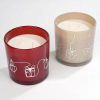 China 2 Wick Glass Jar Scented Candle Handmade Luxury Aromatherapy Soy Candles In Jars for sale