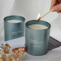 China Glass Jar Sceneted Candle Aroma Soy Wax Glass Jar Candle Gift Set for sale