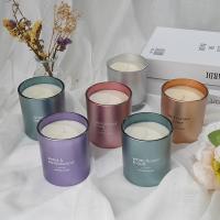China Glass Jar Sceneted Candle Aroma Soy Wax Glass Jar Candle Gift Set for sale