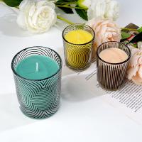 China Wedding Parties Glass Jar Scented Candle Air Freshening Soy Candle Private Label for sale