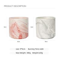 China Scented Candle Customized Logo Acceptable Set of 2 Ceramic Jar Candle Directly Soy Wax Scented Candles for sale