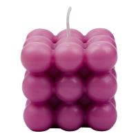 China Customized White Soy Rubix Cube Luxury Big Scented Bubble Candles for sale
