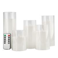 China Yellow Light LED Pillar Candles For Home Decoration Battery 2 X AA Battery Occasion Other for sale