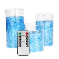 China Dinners Solar Powered Electronic Candles With Artificial LED Glowing Flames for sale