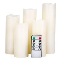 China LED Candle Real Wax LED Candles with Remote Control and Battery Operated for sale