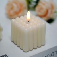 China LED Lanterns Real Wax Flameless LED Candles In Bullet Shape Battery Operated Warm White for sale