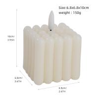 China LED Lanterns Real Wax Flameless LED Candles In Bullet Shape Battery Operated Warm White for sale
