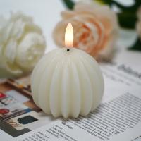 China Birthdays LED Lanterns Battery LED Candles With 3D Effect Paraffin Wax Flameless Candles for sale
