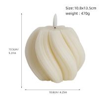 China Battery Operated Remote Control LED Lanterns Christmas Flickering Real Wax for sale