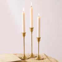 China Gold Candle Holder Set Of 3 Candlestick Holder For Wedding Table Decor for sale
