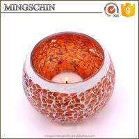 China Tea Light Candle Holder Dome Shaped Porcelain  1 Color Pillar Holder for sale