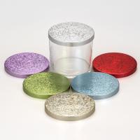 China 5oz-18oz Clear Glass Candle Empty Cylinder Vessel Containers With Metal Lid for sale