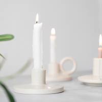 China Nordic Decorative Table Dinning Porcelain Ceramic Candlestick for sale