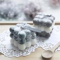 China 3D Bubble Mould Candle Molds Rubiks Silicone Ice Cube Mold Cake Mold for sale