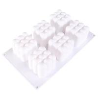 China 3D Bubble Mould Candle Molds Rubiks Silicone Ice Cube Mold Cake Mold for sale