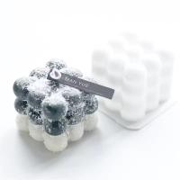 China 3D Bubble Mould Candle Molds Rubiks Silicone Ice Cube Mold Cake Mold for sale