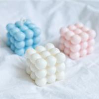 China 3D Bubble Mould Candle Molds Rubiks Silicone Ice Cube Mold Cake Mold for sale