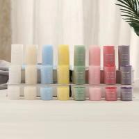 China Colorful Pillar Candle Cylindrical Party Events Decorative Art Pillar Smokeless Candle for sale