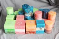 China OEM Colored Candle Customized Handmade Scented Pillar Candles for sale
