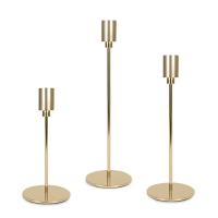 China Metal Iron Gold Decorative Candle Holder Modern Luxury Holders for sale