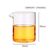 China 6oz Hand Blown Borosilicate Glass Clear Candle Container With Lid Massage Double Walled for sale