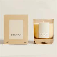 China 10oz Custom Luxury Candle Vessels Unique Black Empty Glass Jars With Lids And Boxes for sale