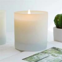 China 10oz Custom Luxury Candle Vessels Unique Black Empty Glass Jars With Lids And Boxes for sale