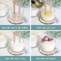 China Custom Private Label Candle Jars Clear Empty Glass Jar With Lid For Candle Making for sale