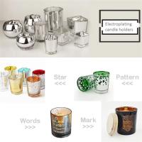 China 4oz 8oz 10oz 14oz 20oz Simple Black And White Transparent Glass Containers for sale
