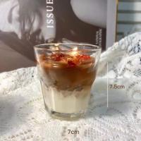 China Creative Birthday Gift INS Latte Handmade Coffee Soy Wax Scented Candle for sale