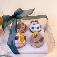 China Mini Sweet Cream Cake Wedding Party Biscuit Craft Candle Custom Luxury Ice Cream for sale