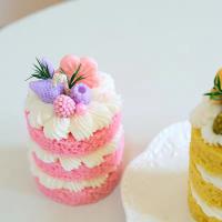 China Christmas Craft Candle Creative Candles Cute Soy Wax Layer Cake Scented Candles for sale