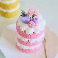 China Christmas Craft Candle Creative Candles Cute Soy Wax Layer Cake Scented Candles for sale