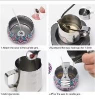 China Dumping Pot Dyed Block Candle Wick Soy Candle Making Kit for sale