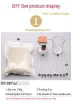 China Vegetable Wax Diy Soy Candle Kit Soy Candle Set Making Kit for sale