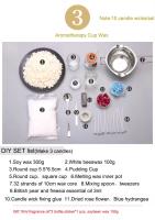 China Vegetable Wax Diy Soy Candle Kit Soy Candle Set Making Kit for sale