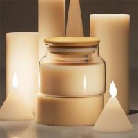 China 10oz Exclusive Custom Glass Candle Jars For Candle Container With Lids For Home Decor for sale