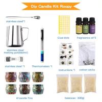 China Scented Candle Material Kit Creative Indoor Smoke Free Handmade Candle Making Diy Kit for sale
