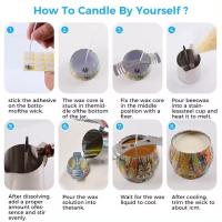 China Scented Candle Material Kit Creative Indoor Smoke Free Handmade Candle Making Diy Kit for sale