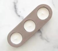 China OEM Candle Holder Custom Concrete DIY Decoration Customize Cement Candles Jar Pot for sale