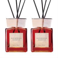 China 500ml Custom Fragrance Glass Perfume Bottles Reed Diffuser Glass Bottles With Box for sale