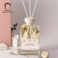 China 200ml Luxury Home Fragrance Rattan Diffuser Sticks Essential Oil Reed Diffuser Bottle Gift Set for sale