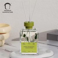 China 200ml Luxury Home Fragrance Rattan Diffuser Sticks Essential Oil Reed Diffuser Bottle Gift Set for sale