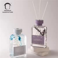 China 200ml Luxury Home Fragrance Rattan Diffuser Sticks Essential Oil Reed Diffuser Bottle Gift Set for sale