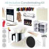 China Custom Supply Luxury Adults Soy Wax Gel Electric Melting Pot Kit Diy Candle Maker Kit for sale