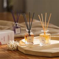 China Elegant Aroma Reed Diffuser Set Perfume For Bedroom Fragrance Home Use Compact Air Freshener for sale