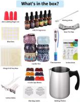 China Aromatherapy Large Scented Soy Candle Making Diy Kit With Beginners Kit for sale