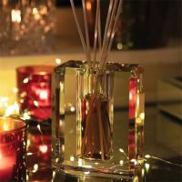 China Home Decorative Aromatherapy Essential Oil Fragrance Perfume Crystal Glass Bottle Luxury Reed Diffusers for sale